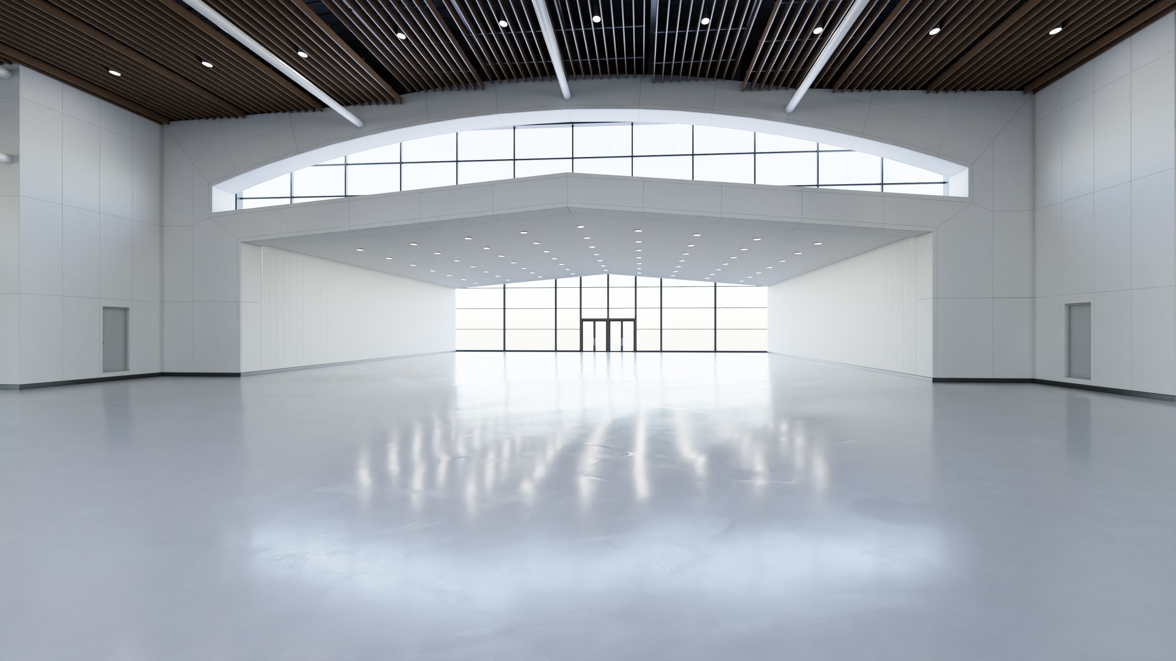 3D model Exhibition Hall Interior 2 VR / AR / low-poly | CGTrader