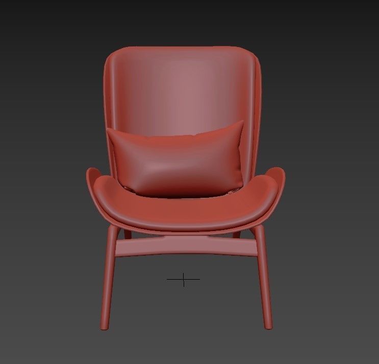 Reader Lounge Chair 3D model | CGTrader