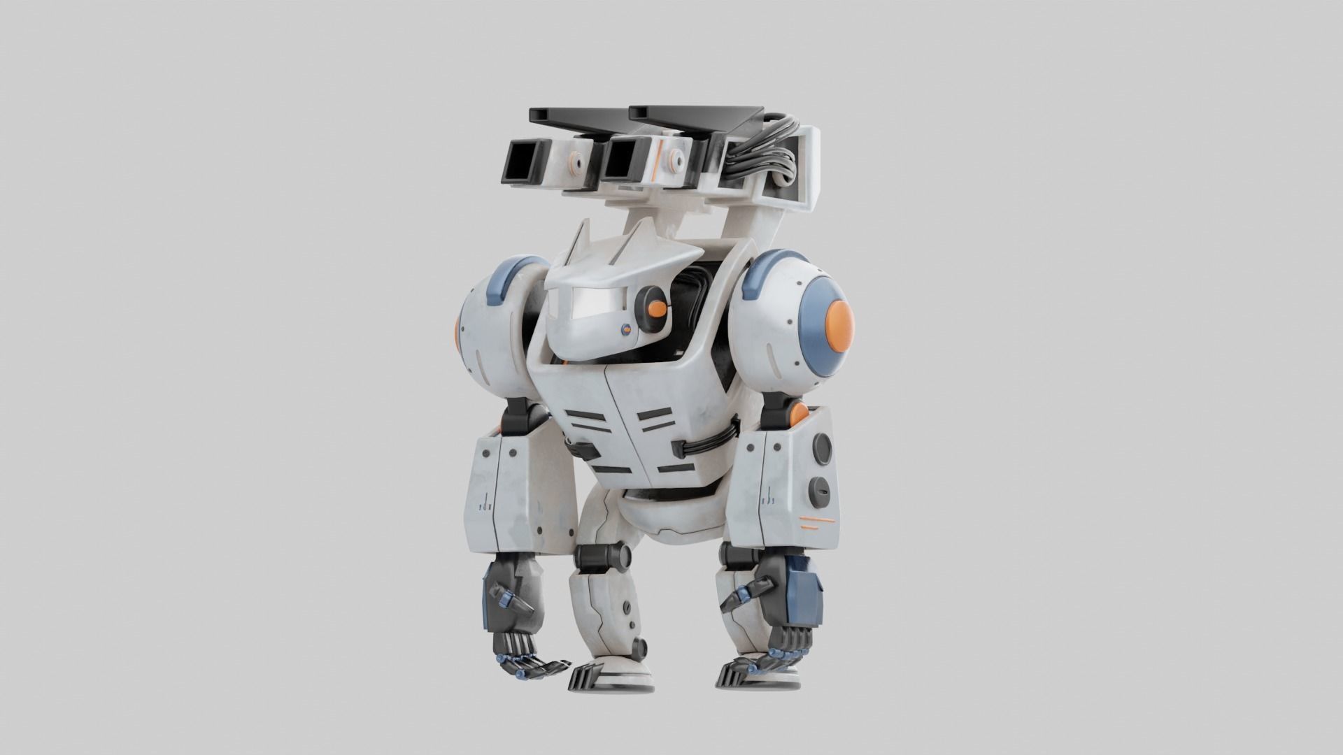 3D model Mecha King Kong VR / AR / low-poly | CGTrader