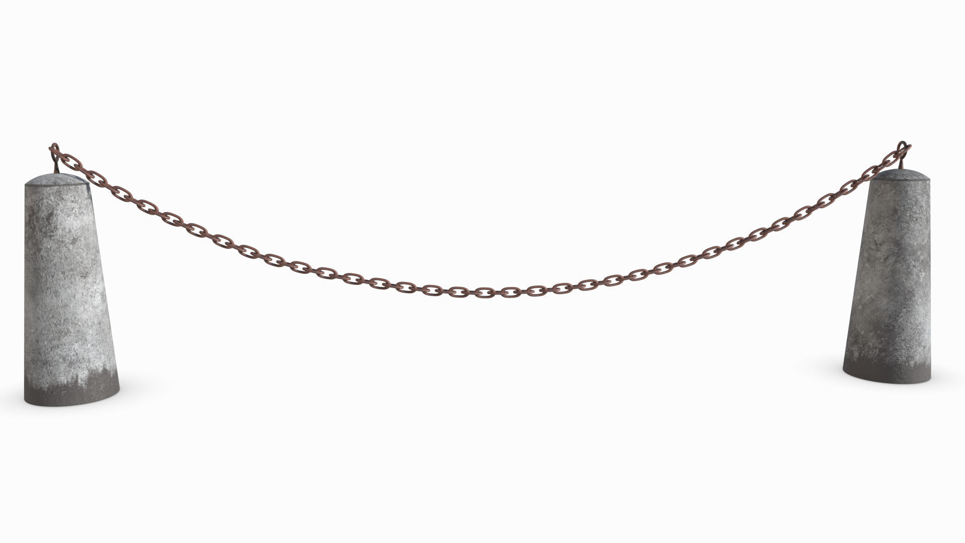 Chain Barrier free 3D model rigged | CGTrader
