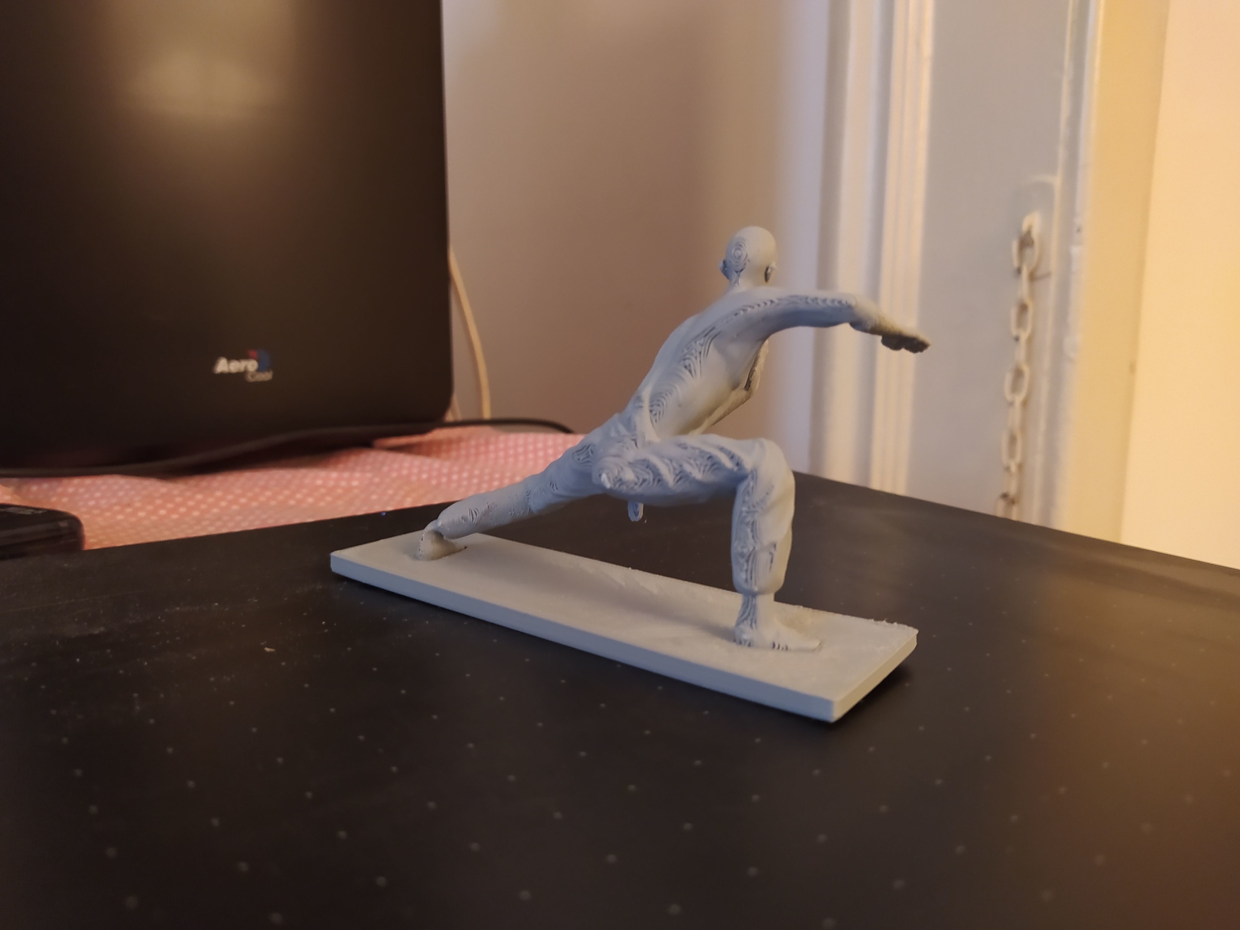 Shaolin Monk - Wushu Pose 3D model 3D printable | CGTrader
