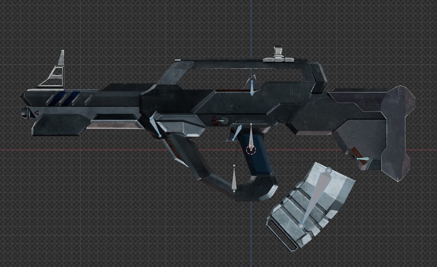 3D model Bullpup Rifle VR / AR / low-poly rigged | CGTrader