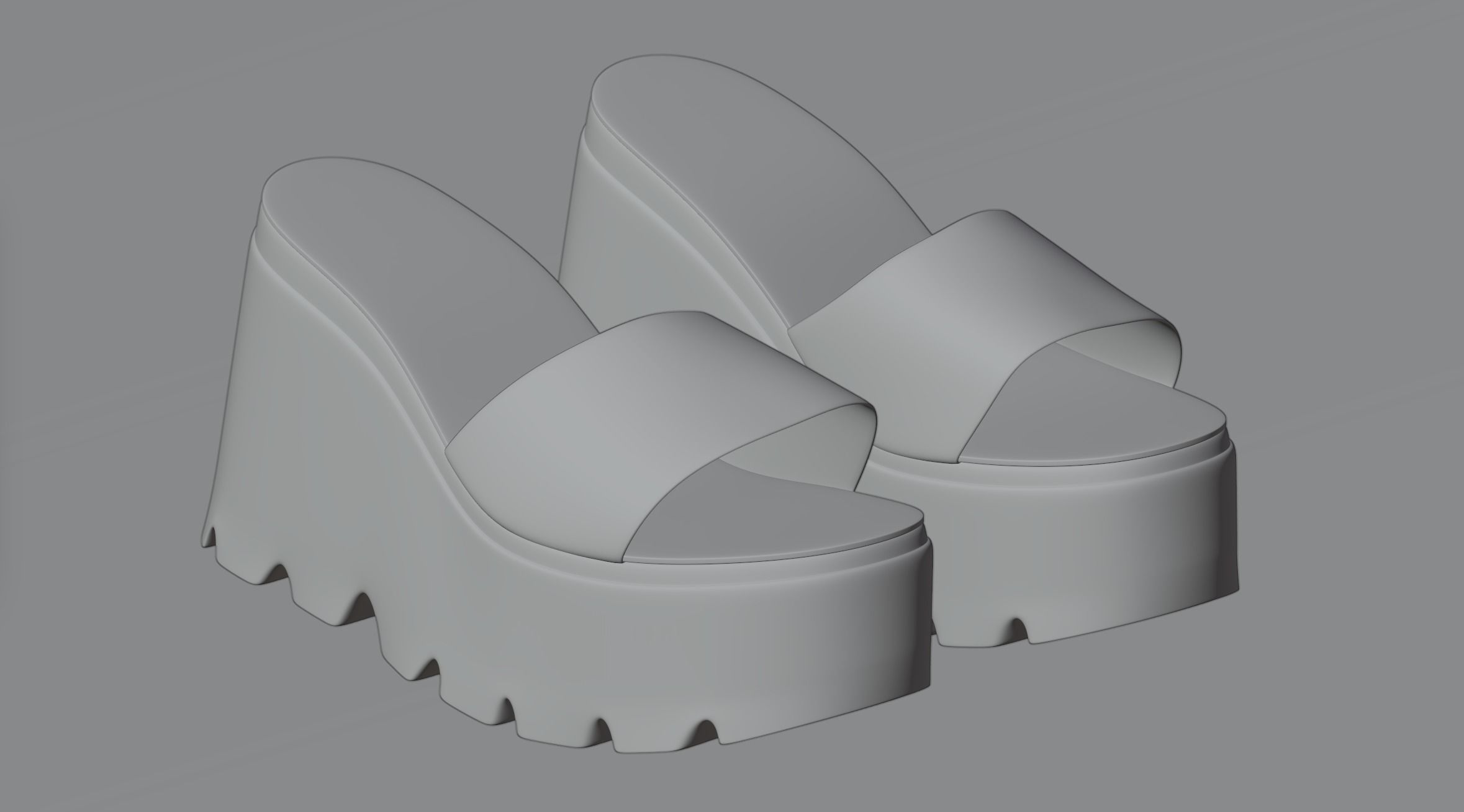 Women sandals 3D model | CGTrader