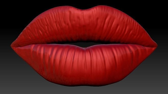 LIPS PUCKER DETAILED 3D model 3D printable | CGTrader