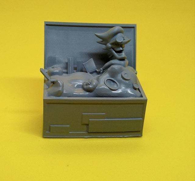 Spamton trash can 3D model | CGTrader