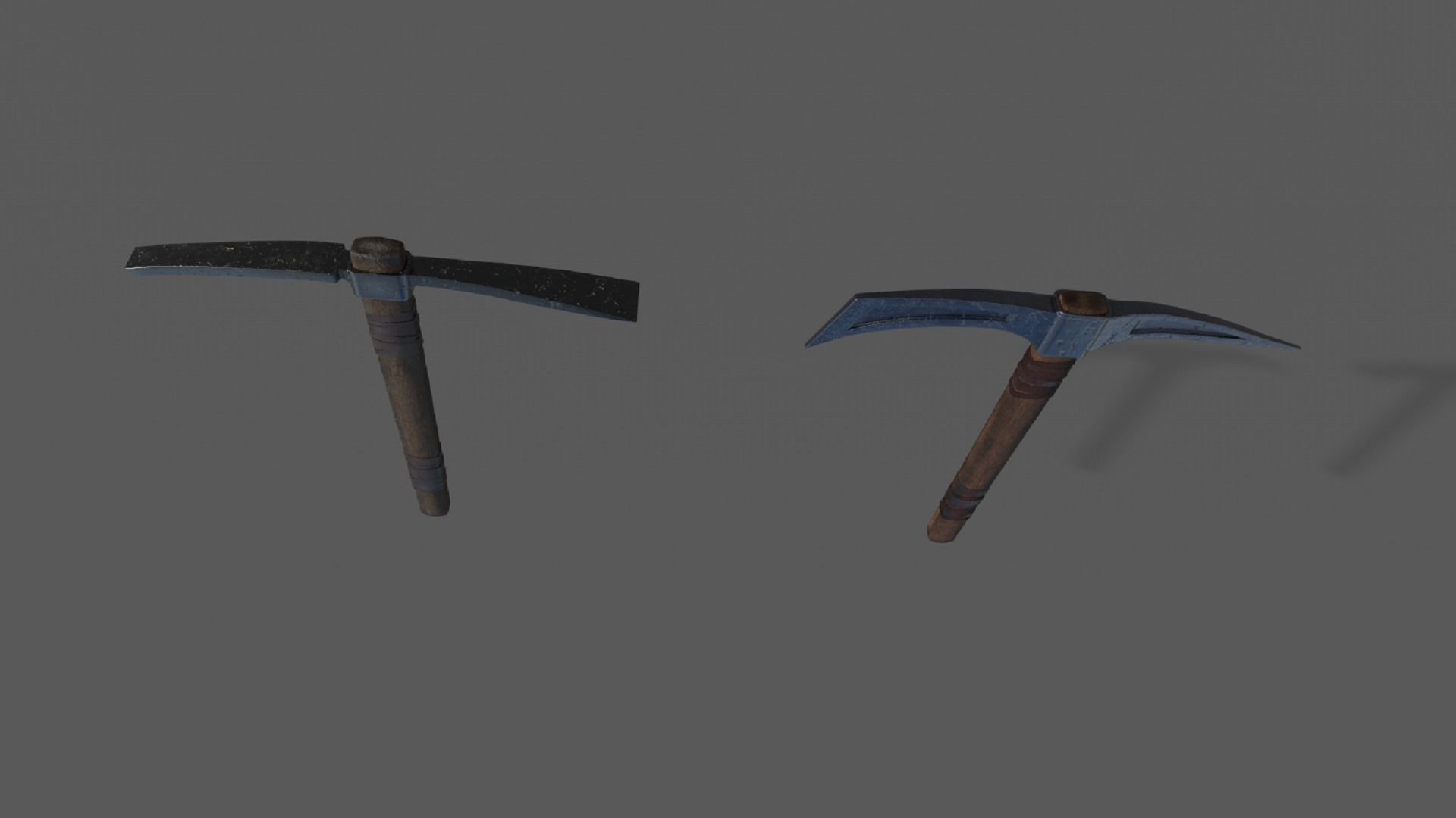 3D model Pickaxe tool of labor PBR low-poly 3D model VR / AR / low-poly ...