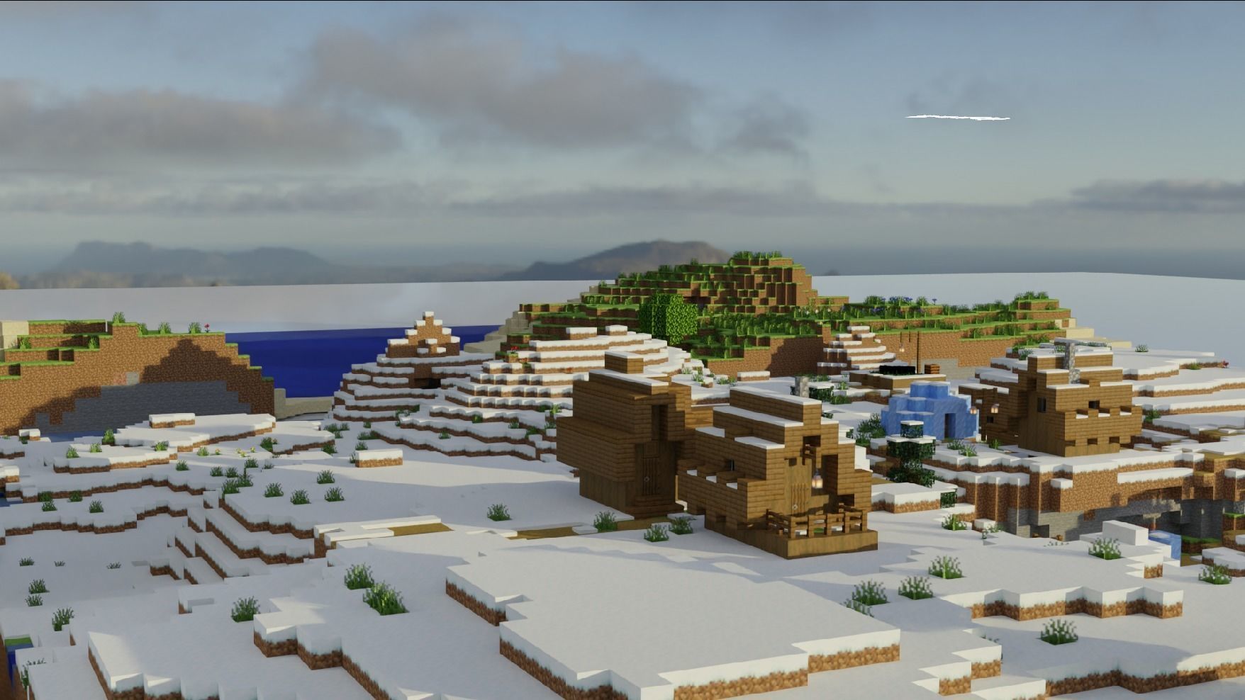 Minecraft Biomes Village Snowy Village Jungle temple Beach free 3D ...