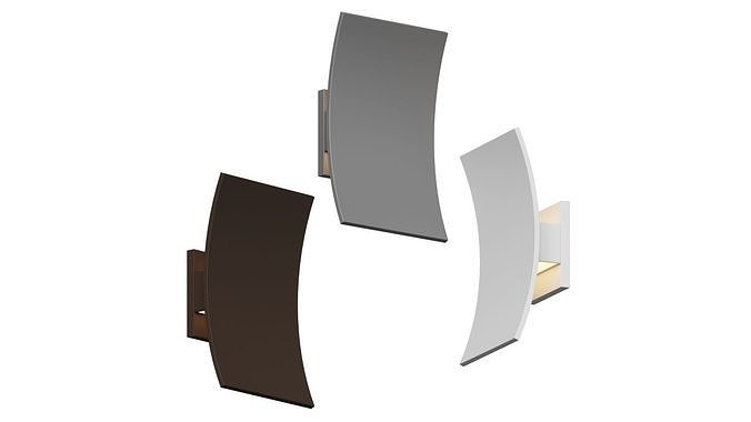 Curved Shield by Robert Sonneman 3D model | CGTrader