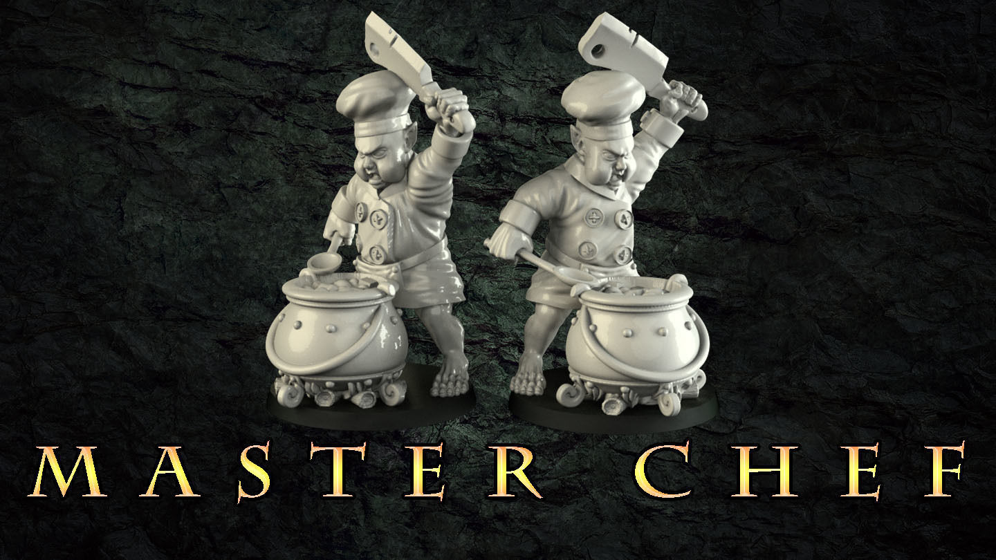 Halfling Masterchef 3D model 3D printable | CGTrader