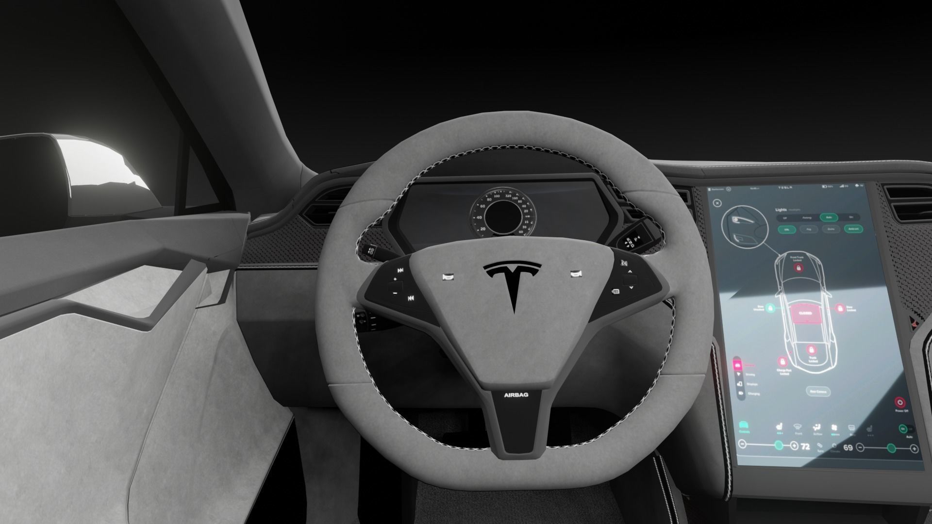 3D model tesla model s 3d model car model VR / AR / low-poly | CGTrader