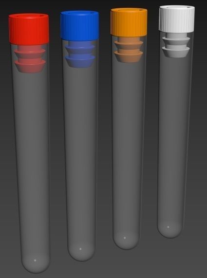 Test Tubes 3D model | CGTrader