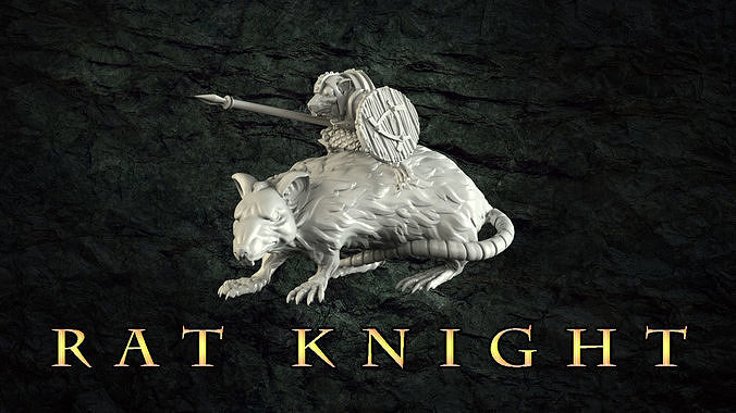 Rat knight 3D model 3D printable | CGTrader