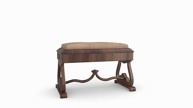 Piano Chair free 3D model rigged | CGTrader