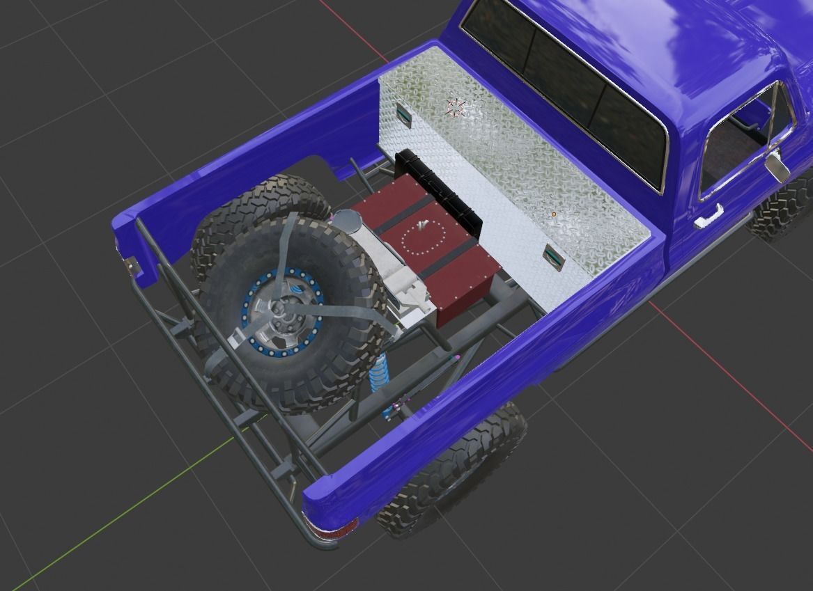 3D model Chevy Squarebody Rock Crawler VR / AR / low-poly | CGTrader