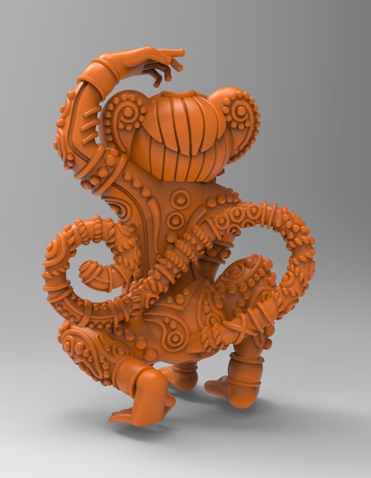 Monkey 3D print model 3D model 3D printable | CGTrader