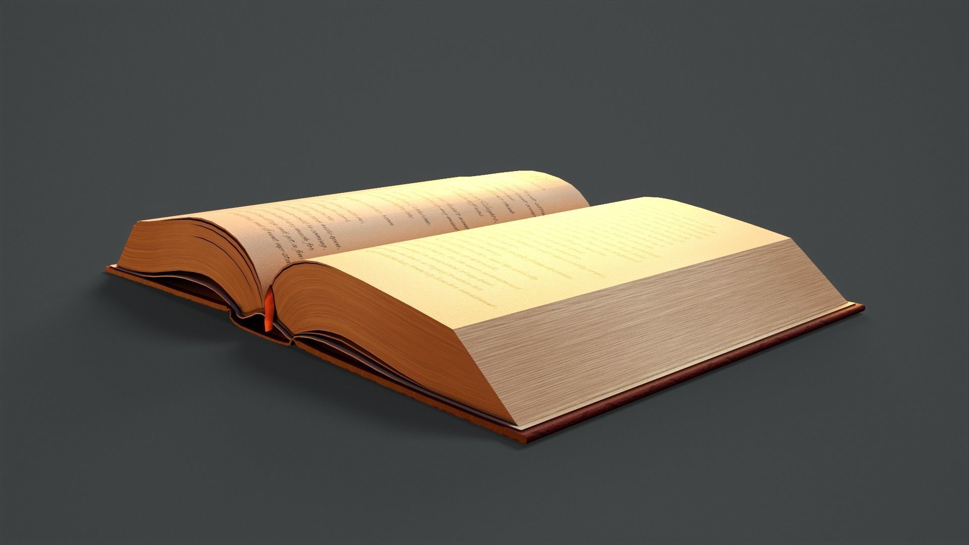 3D model Open Book VR / AR / low-poly | CGTrader