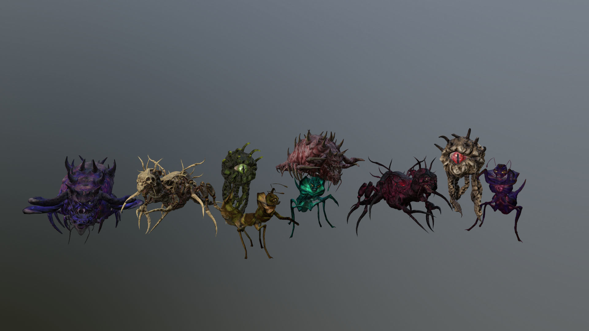 Pack of insect monsters 3D Model Collection | CGTrader