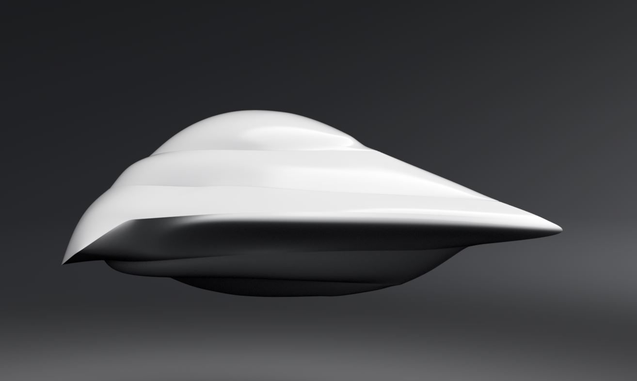 Trimaxion Drone Ship Scale Model 3D model 3D printable | CGTrader