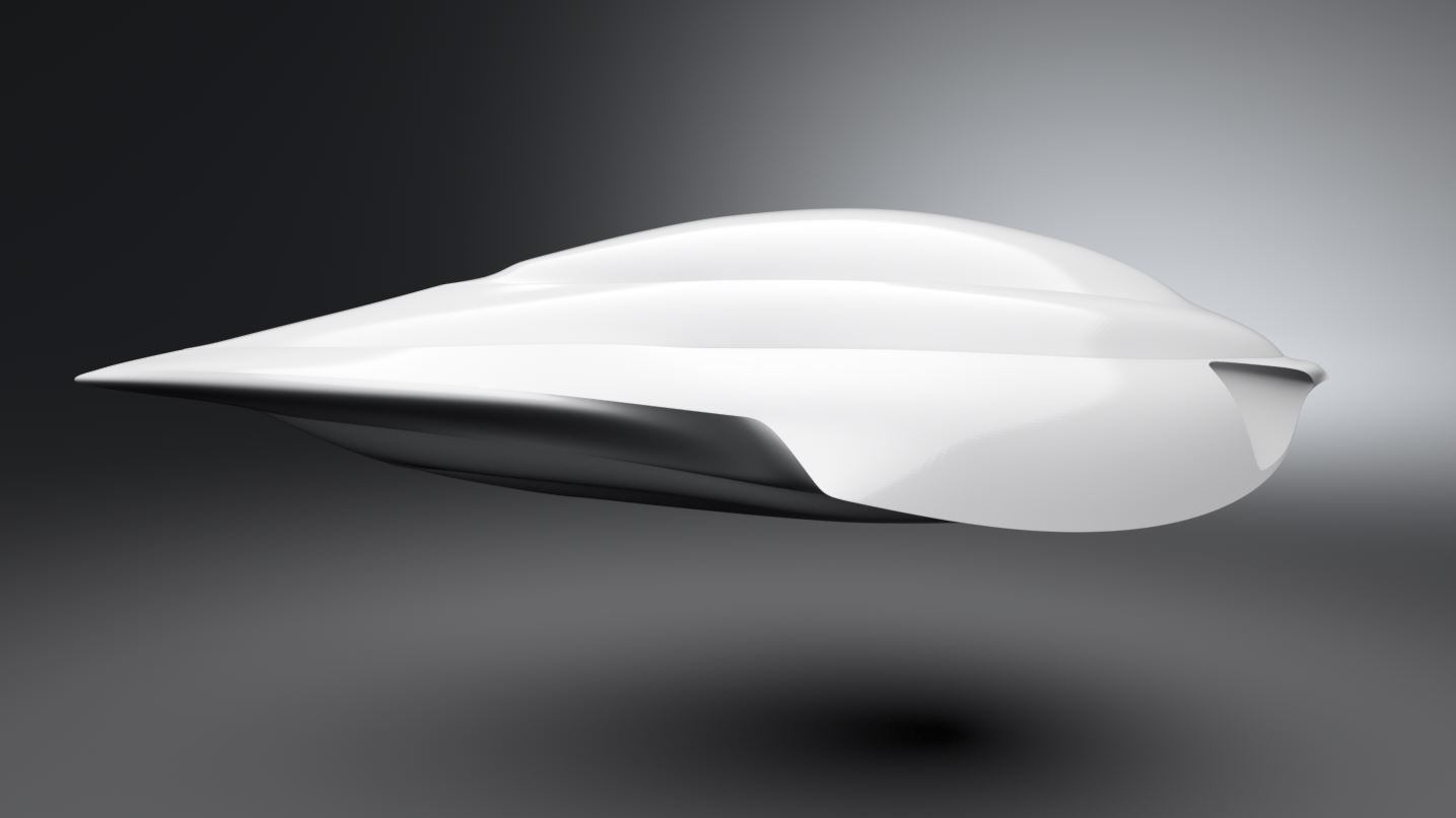 Trimaxion Drone Ship Scale Model 3D model 3D printable | CGTrader