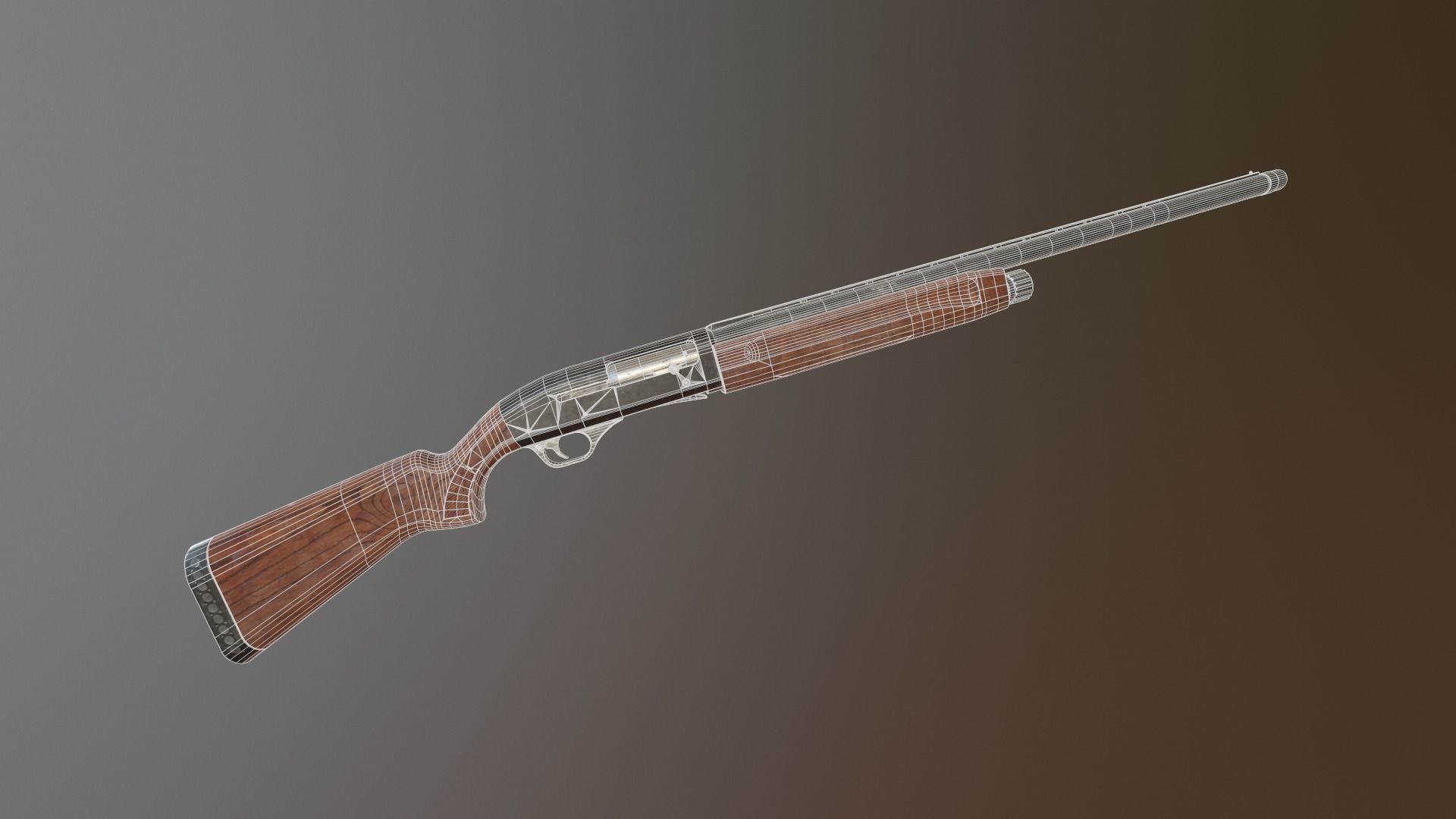 3D model MP 153 Game ready VR / AR / low-poly | CGTrader