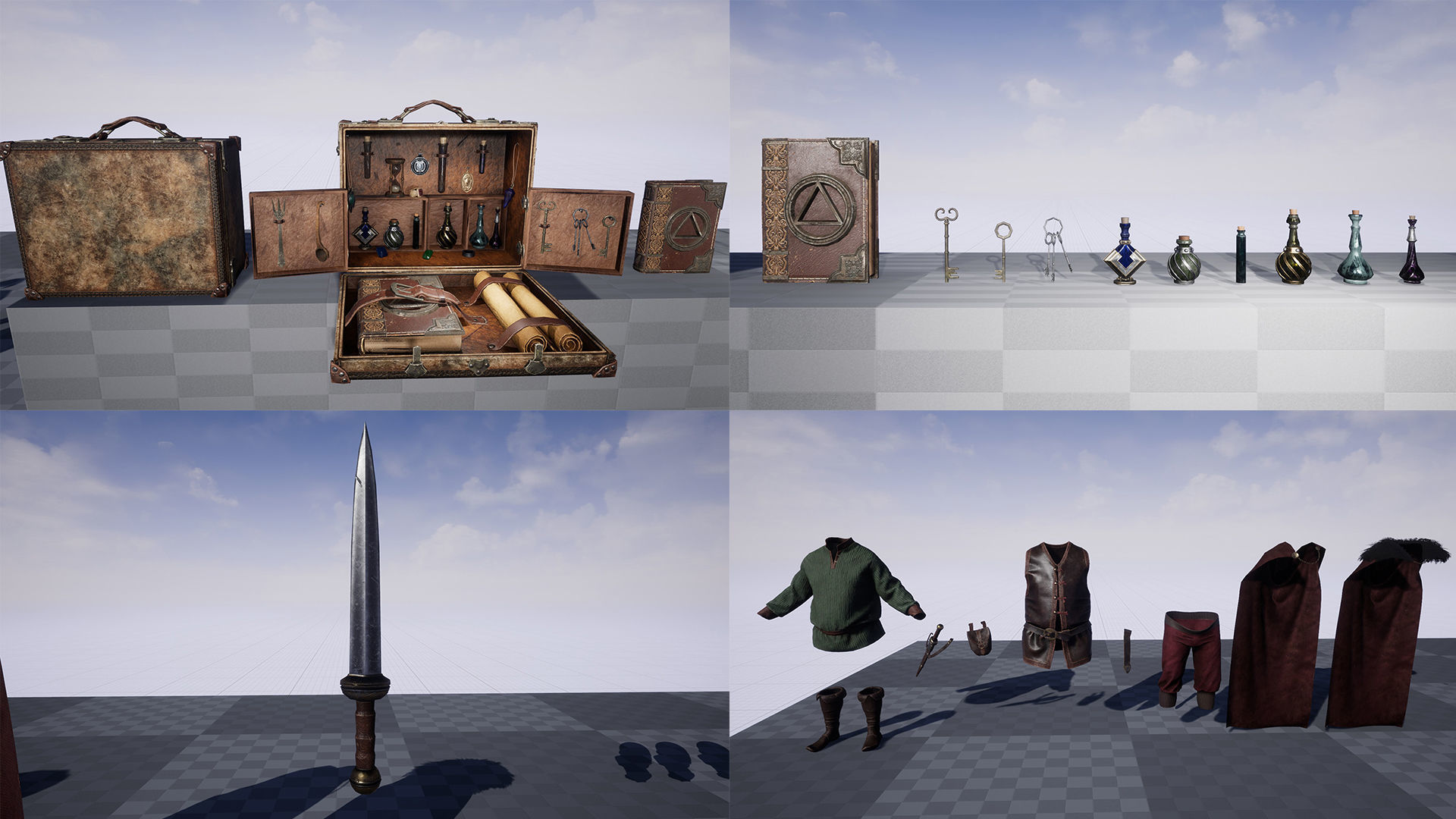 Male NPC pack 3D Model Collection | CGTrader