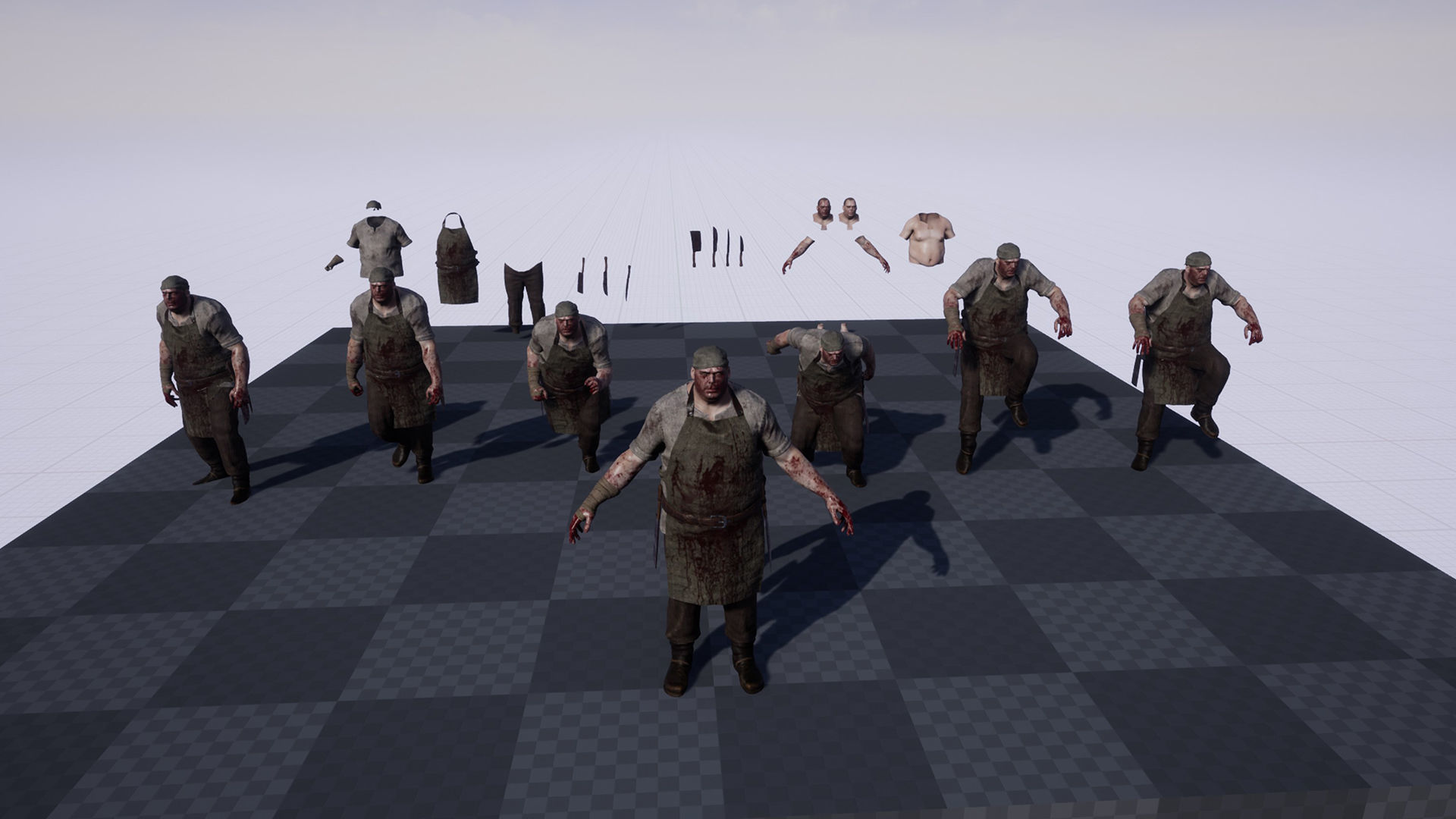 Male NPC pack 3D Model Collection | CGTrader