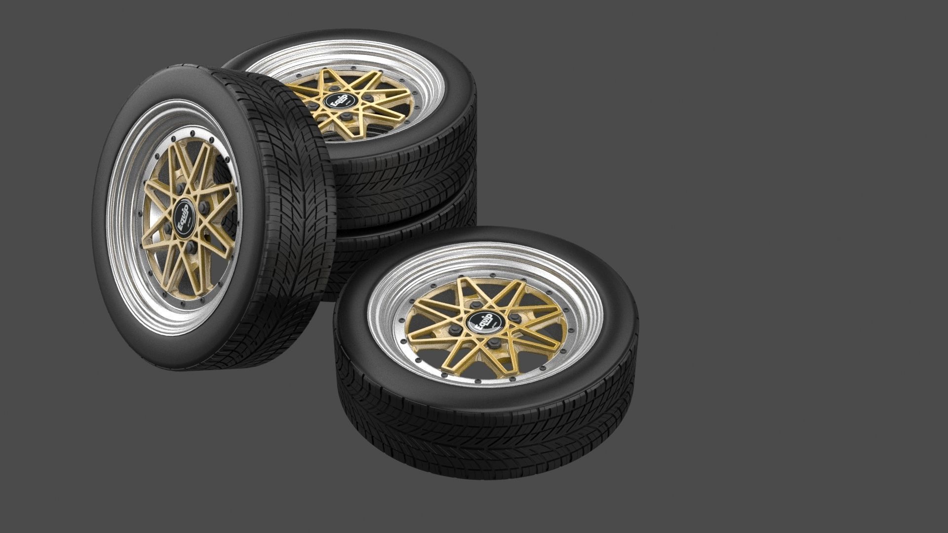 work wheels equip 3 3D model animated | CGTrader