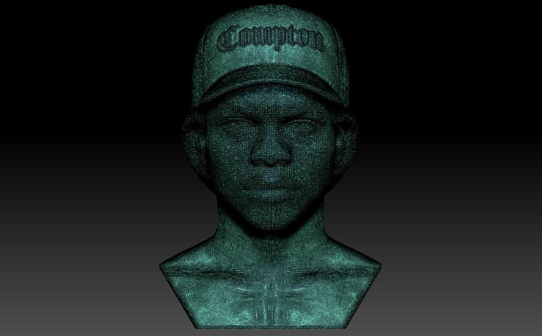 Eazy-E bust for 3D printing 3D model 3D printable | CGTrader