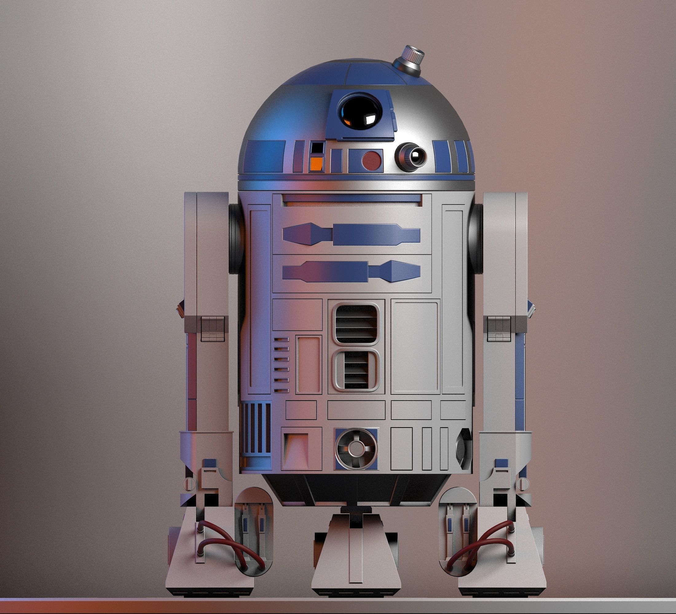 R2D2 Star Wars 3D model | CGTrader
