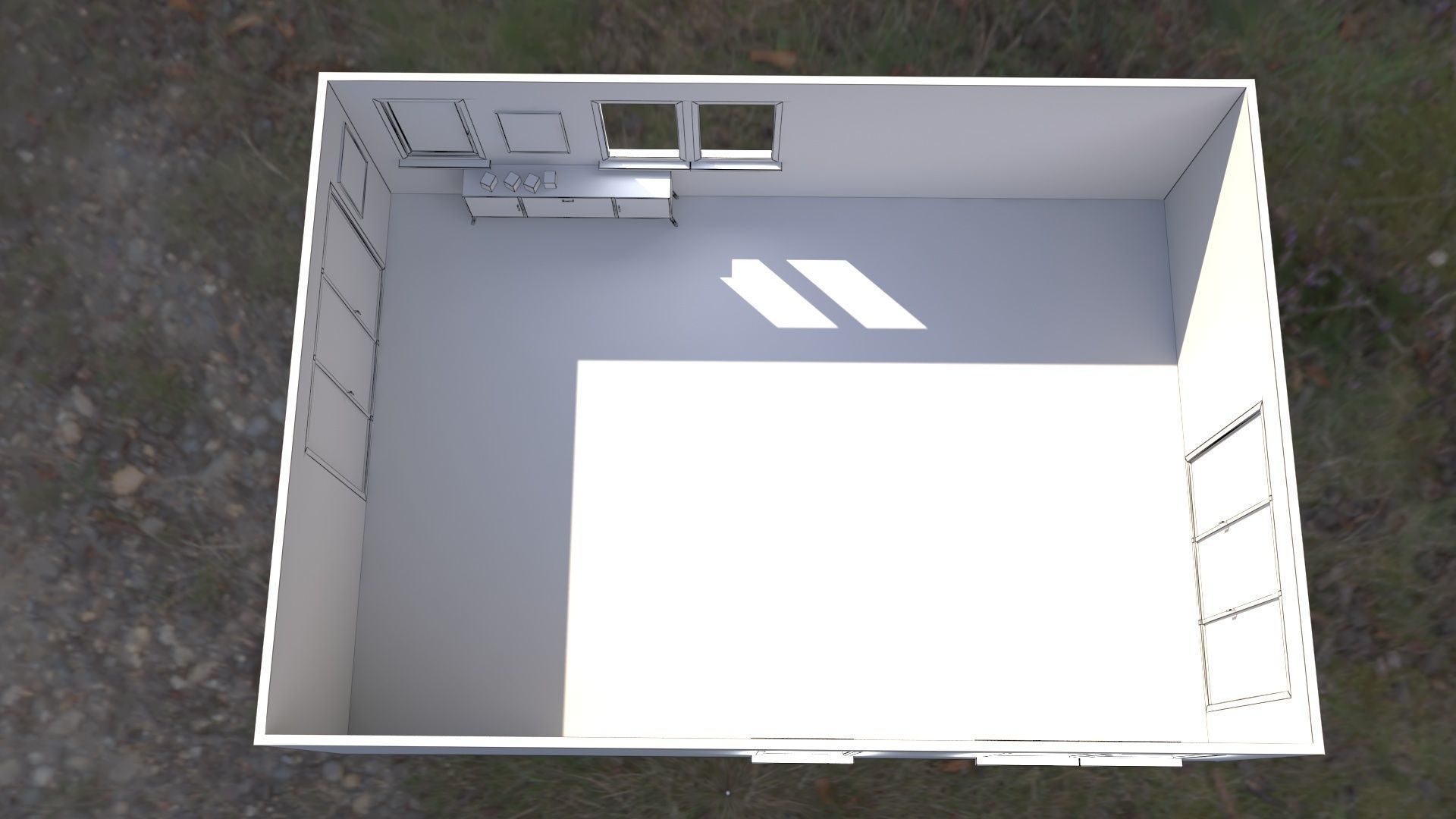 3D model V-Ray Interior Preset Scene for Vray fast and quality VR / AR ...