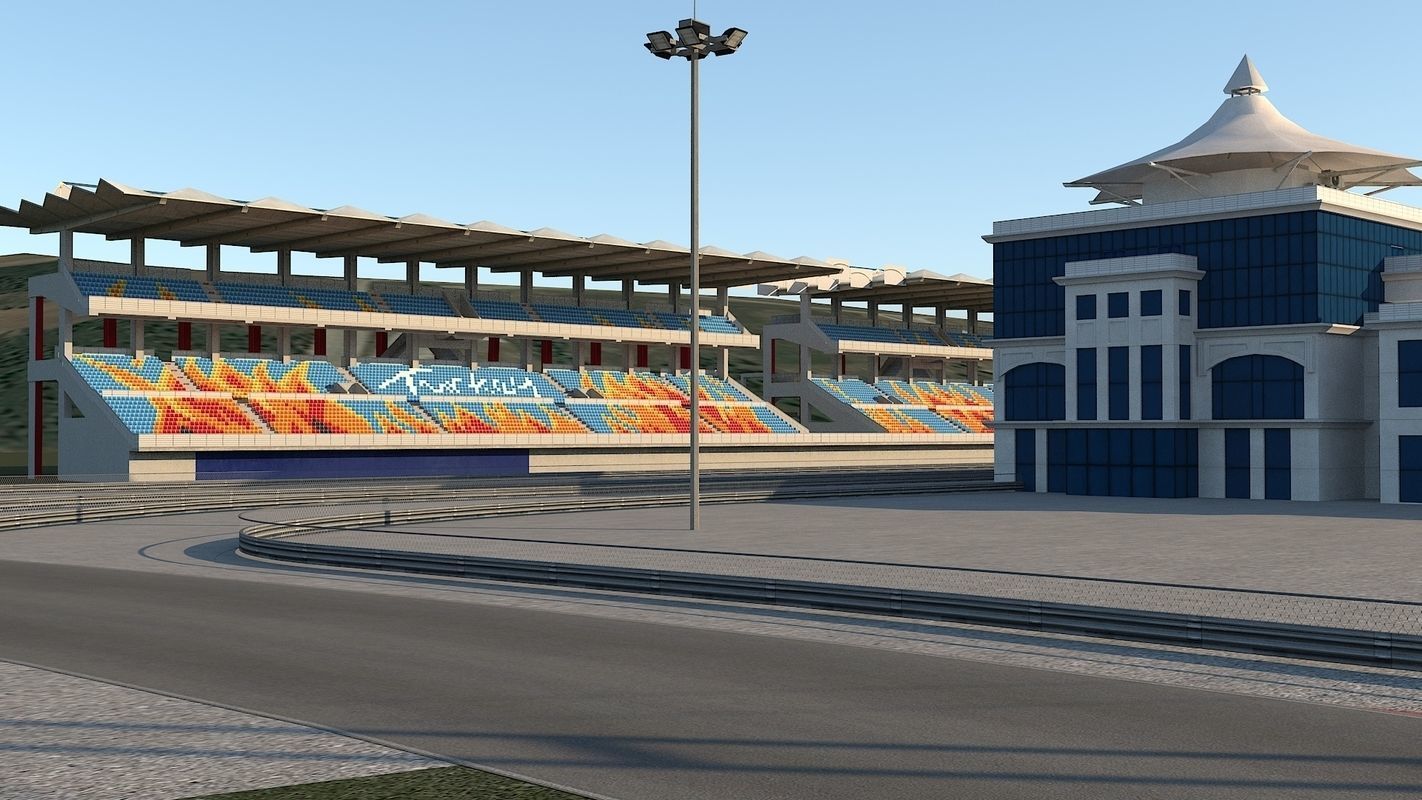 3D model Istanbul Park Formula F1 Racing Circuit Track Model VR / AR ...