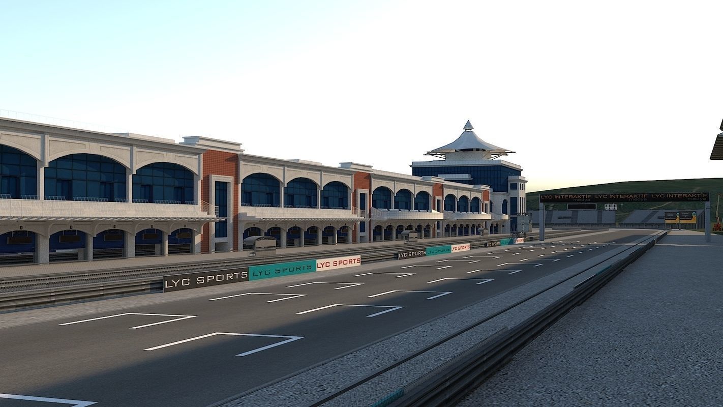 3D model Istanbul Park Formula F1 Racing Circuit Track Model VR / AR ...