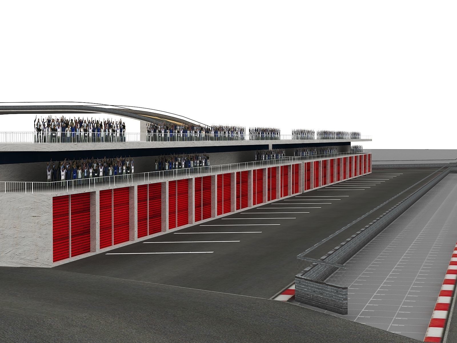 3D model Race Track Modular Kit for Game and Big Projects unitypackage ...