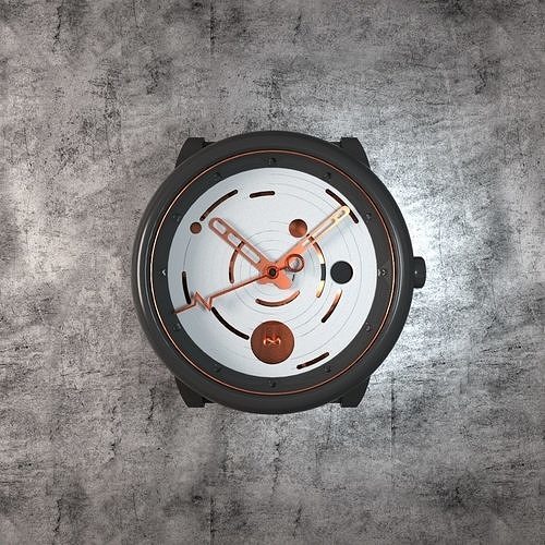 Watch hand sport 3D model | CGTrader