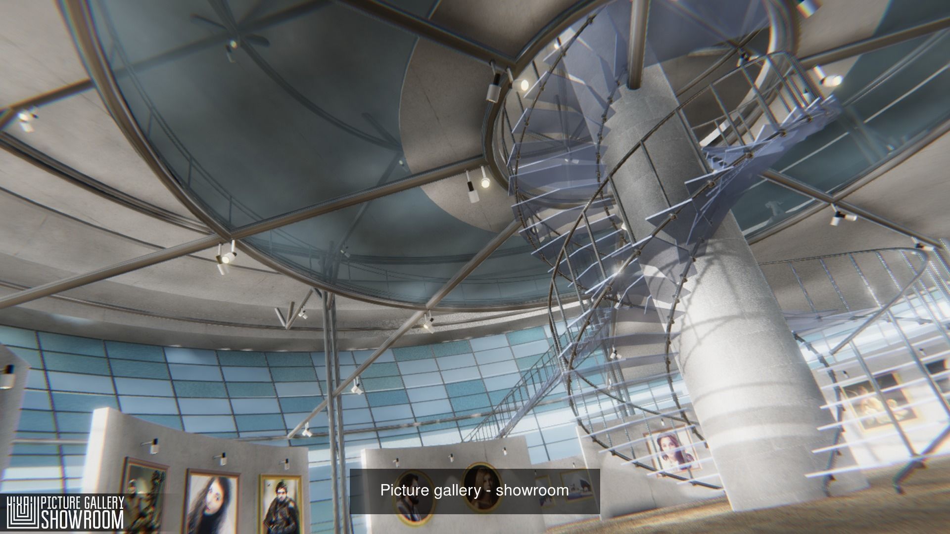 3D Model Collection Big package of 7 exhibition galleries - Part 1 VR ...