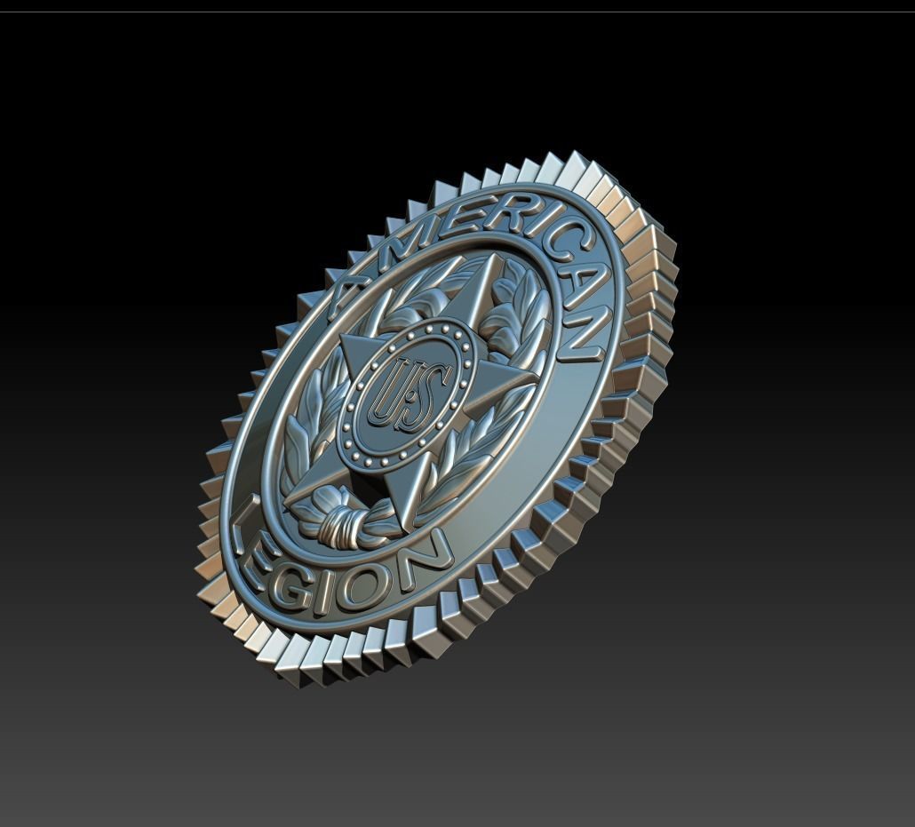 American Legion 3D model 3D printable | CGTrader