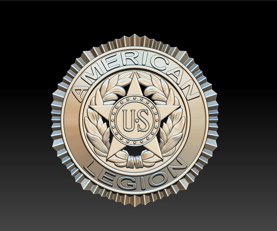 American Legion 3D model 3D printable | CGTrader