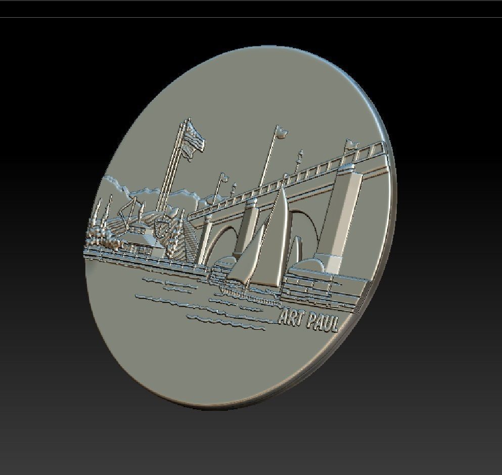 City Logo 3D model 3D printable | CGTrader