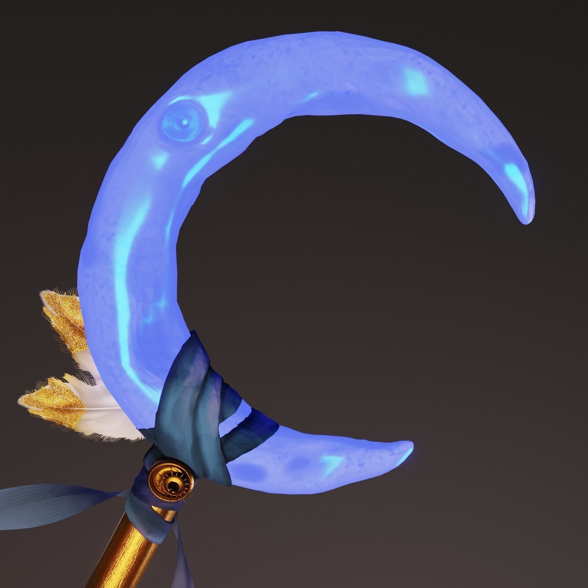 3D model Magic staff VR / AR / low-poly | CGTrader