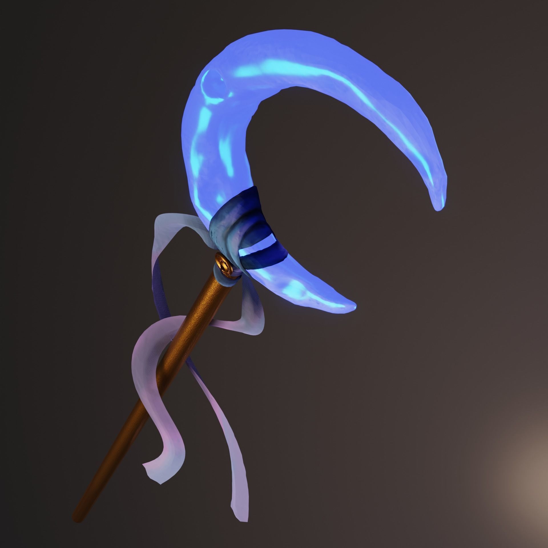 3D model Magic staff VR / AR / low-poly | CGTrader