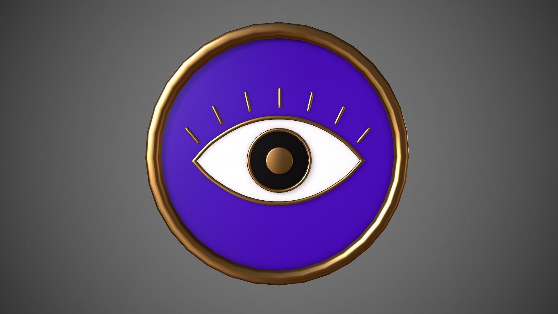 3D model Evil Eye VR / AR / low-poly | CGTrader