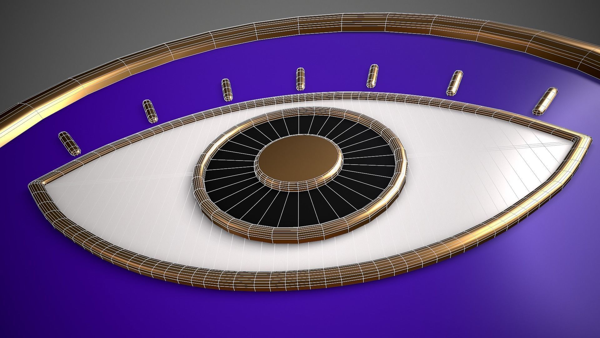 3D model Evil Eye VR / AR / low-poly | CGTrader