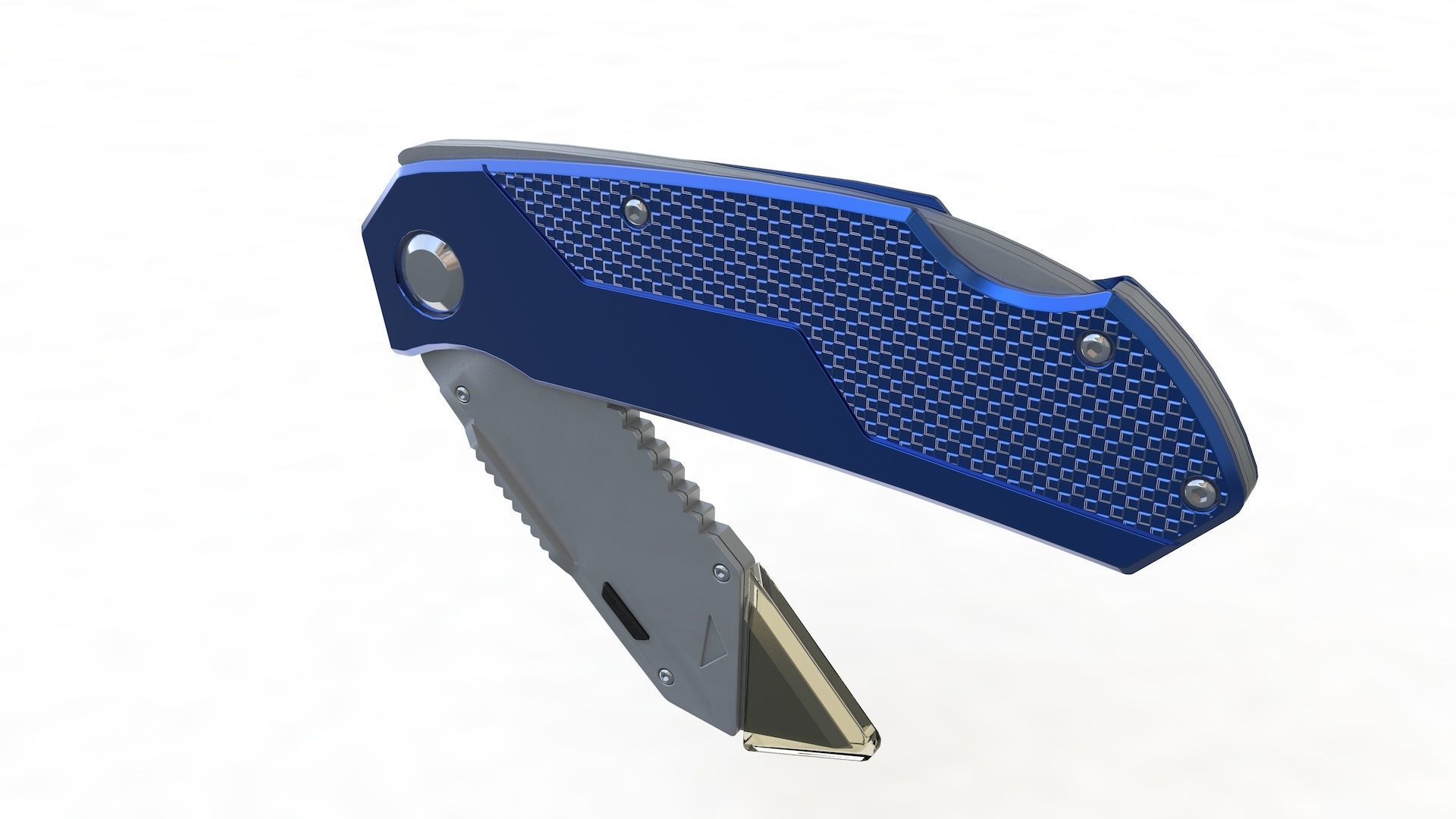 Utility Knife Rigged 3D model animated rigged | CGTrader