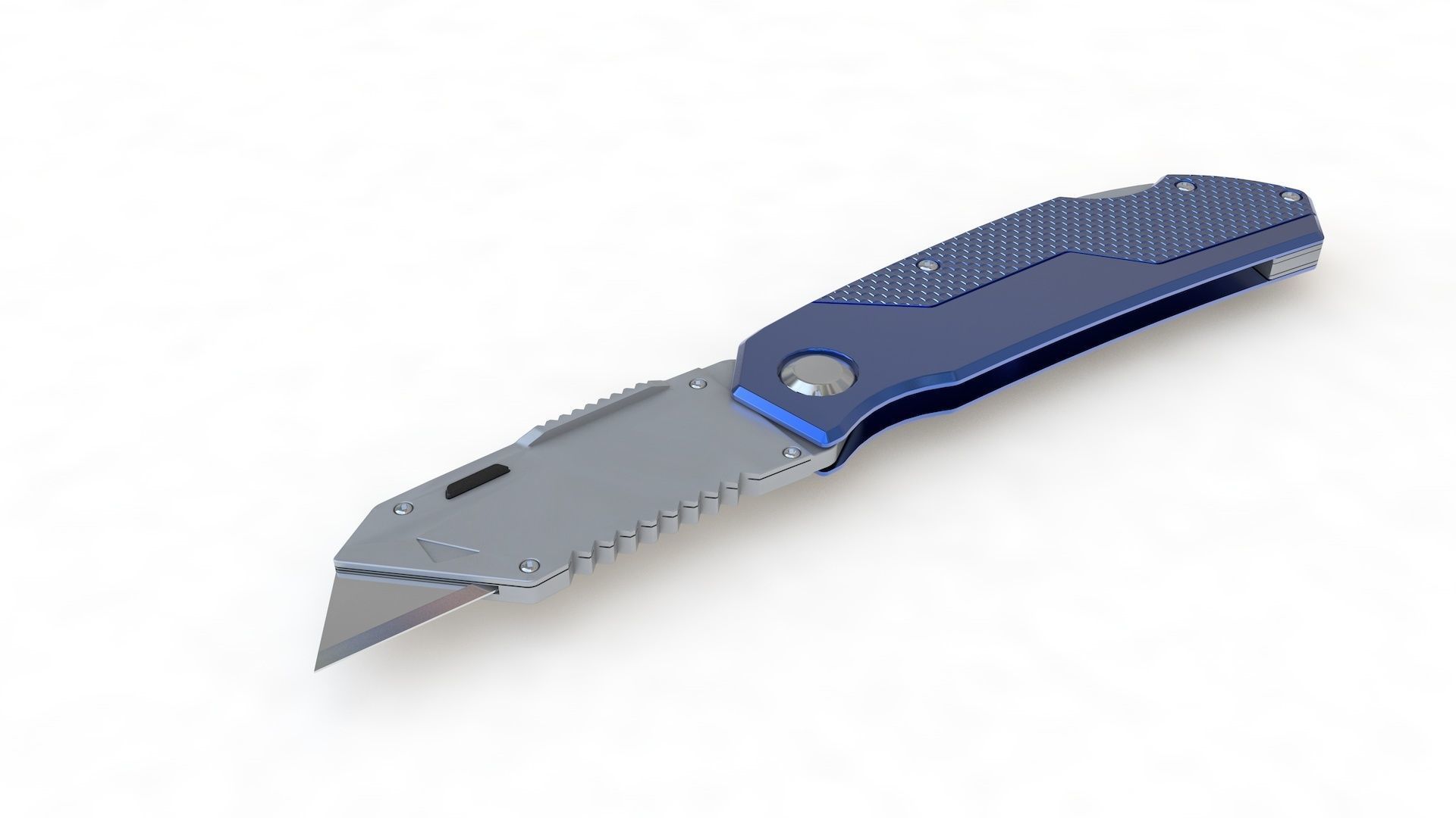 Utility Knife Rigged 3D model animated rigged | CGTrader