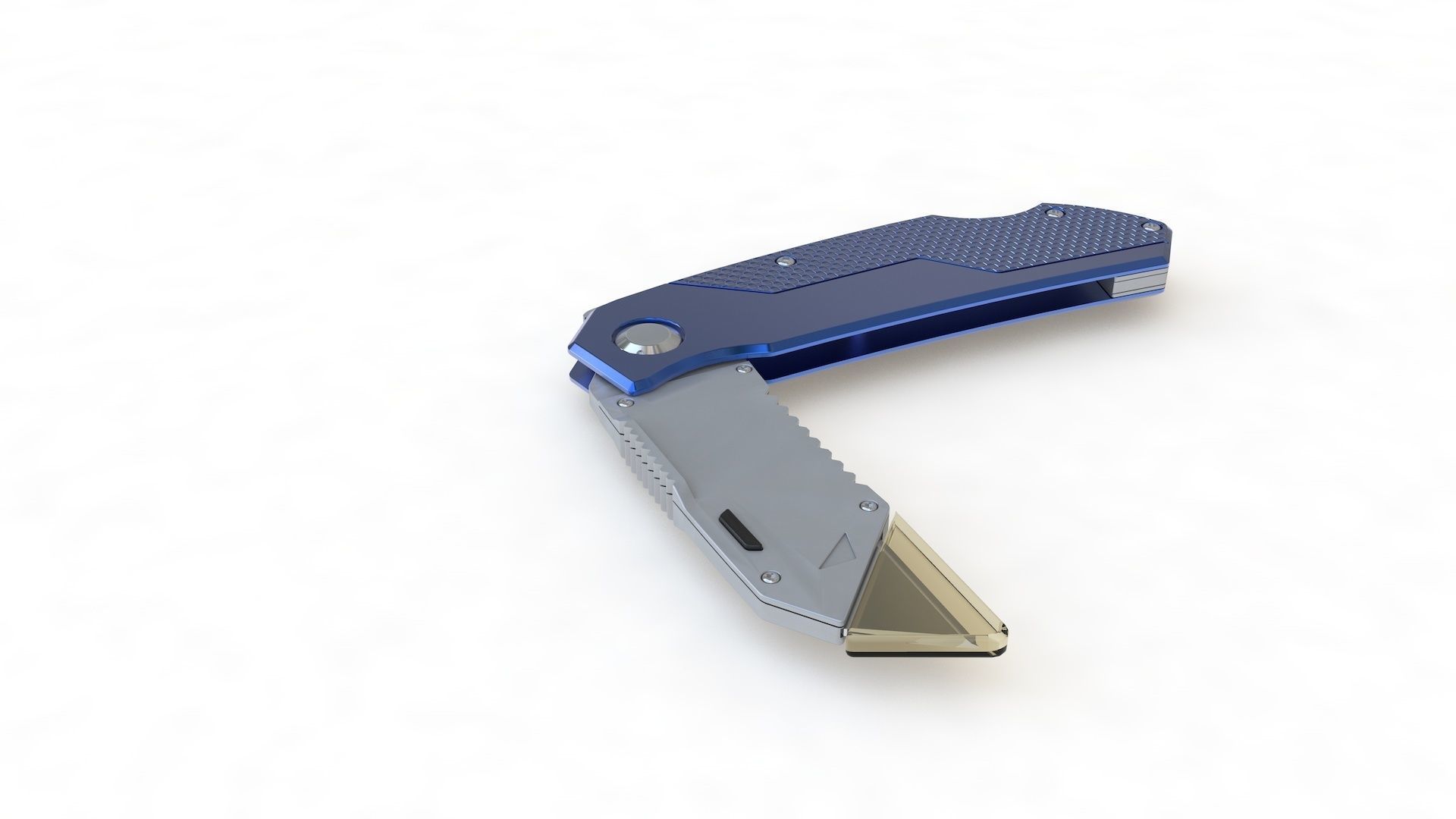 Utility Knife Rigged 3D model animated rigged | CGTrader