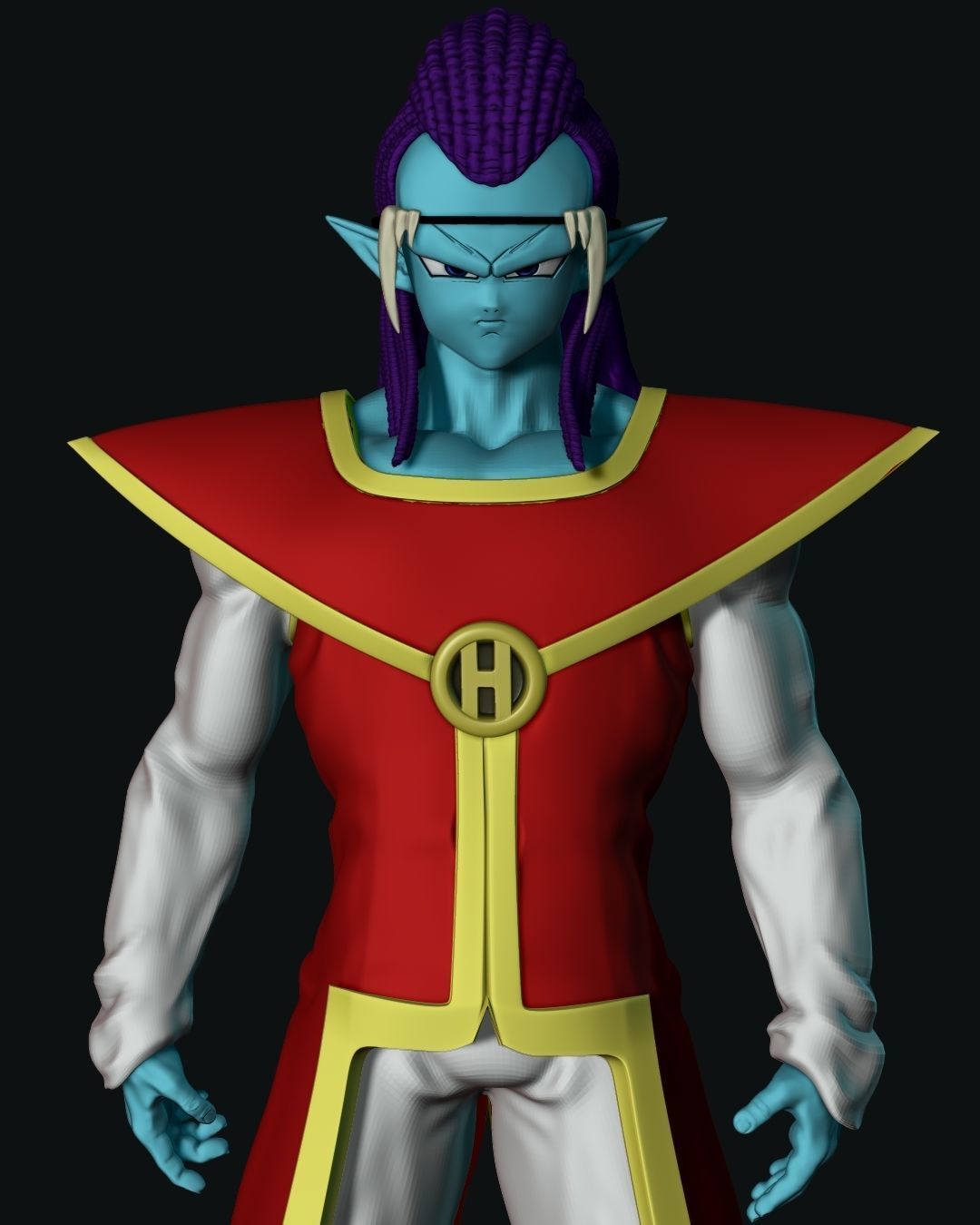 Gas DragonBall Super 3D model 3D printable | CGTrader