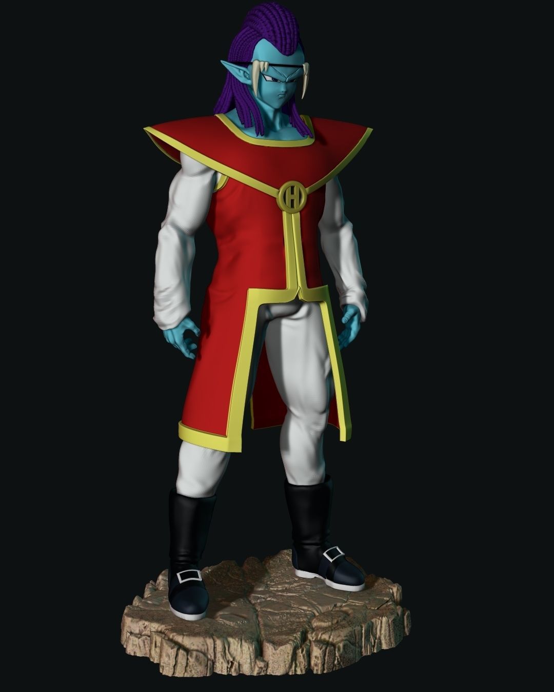 Gas DragonBall Super 3D model 3D printable | CGTrader