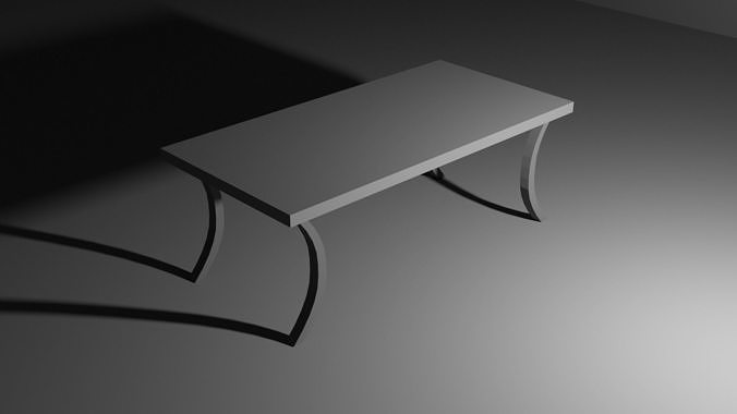 3D model Low Poly Table Ver 2 VR / AR / low-poly | CGTrader