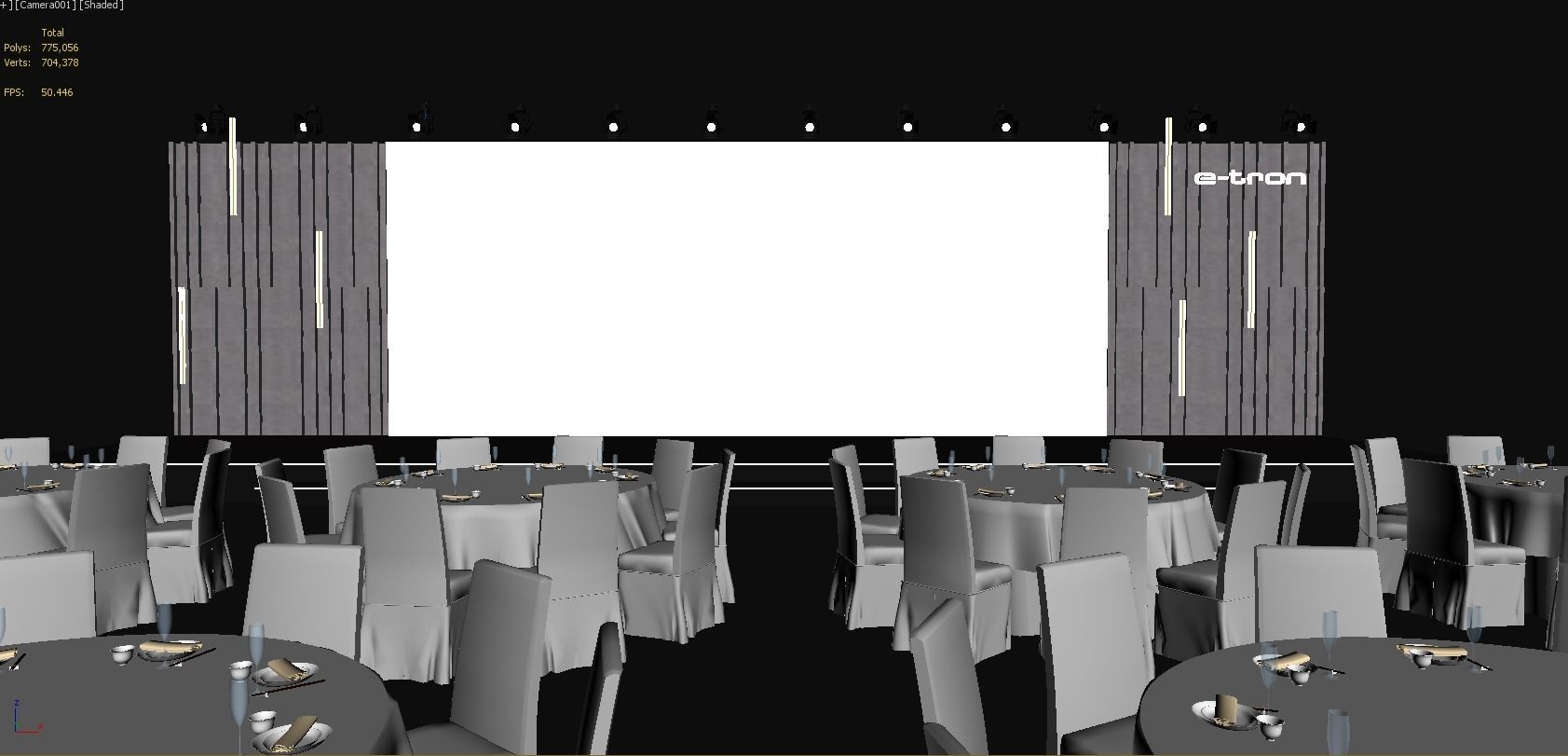 audi Q4 e-tron dinner 3D model | CGTrader