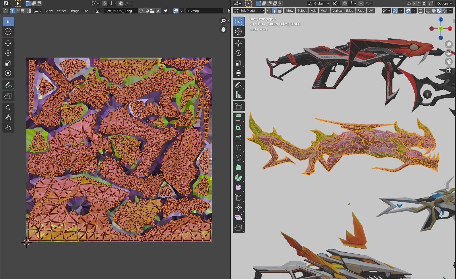 Choose A Weapon To Evolve UMP MP40 SCAR XM8 M1014 AK 3D model | CGTrader